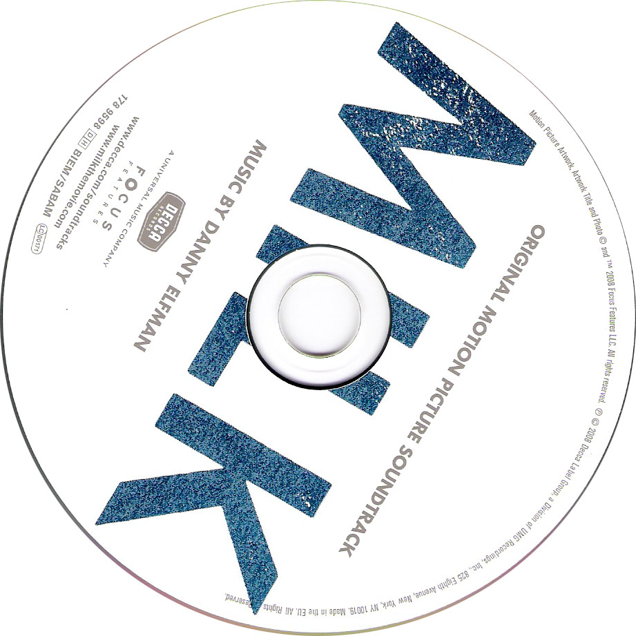 Milk Soundtrack : CD | CD Covers | Cover Century | Over 1.000.000 Album ...